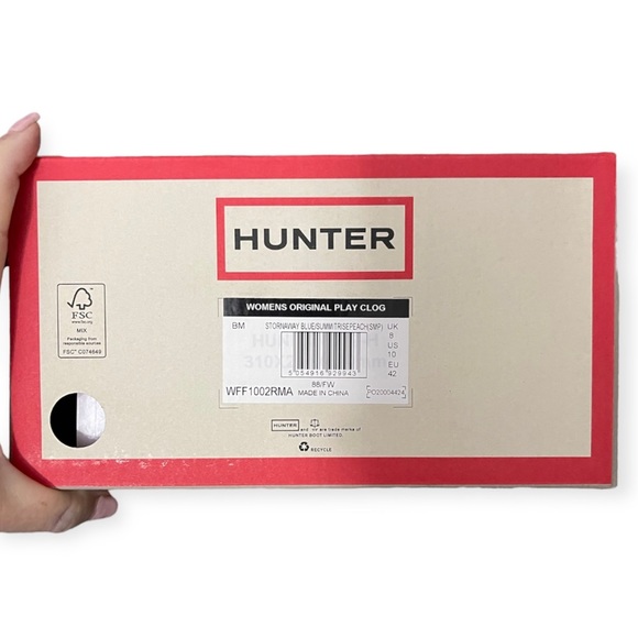 Hunter | Shoes | Hunter Clogs Stornaway Blue Original Play Clogs Summit ...